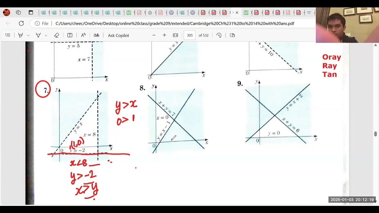 Grade 9/10 IGCSE Cambridge Extended Mathematics Ch#9 Class# 47 ...