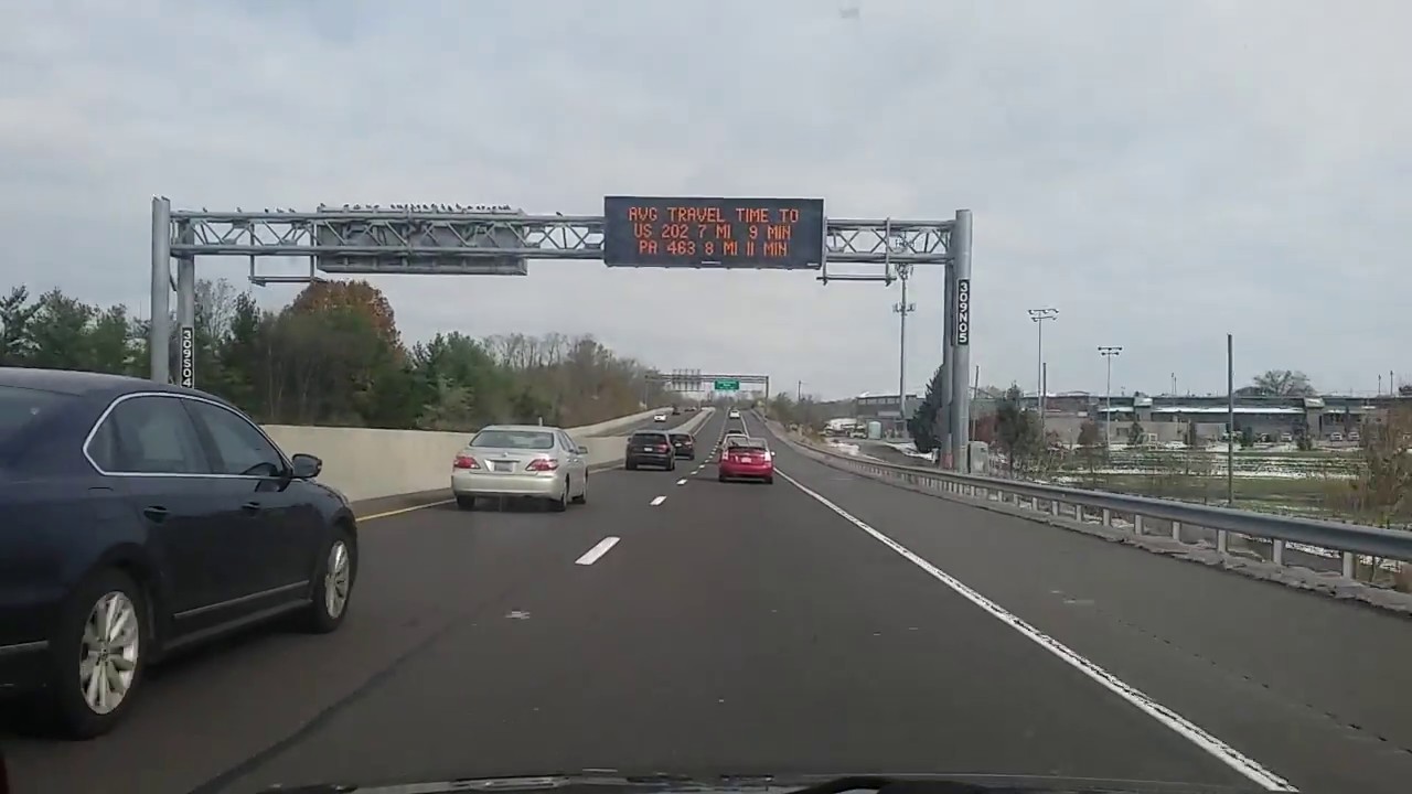 Pennsylvania Route 309 (PA 309) North - YouTube