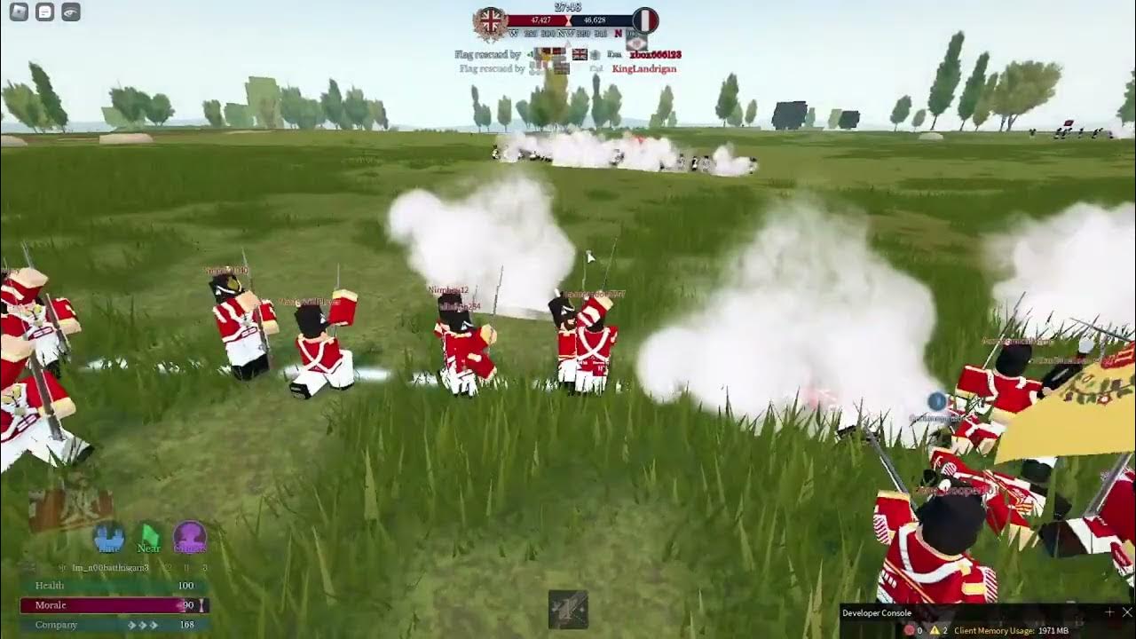 Roblox Napoleonic Wars | British Army | 102nd : BA VS Garde Imperiale, Andour , Gurkhas - YouTube