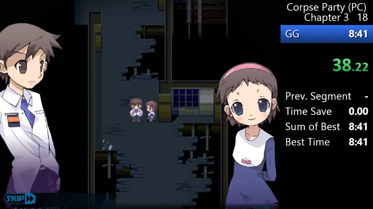 Corpse Party Chapter 3 Speedrun WR 8:40 RTA (PC) - YouTube