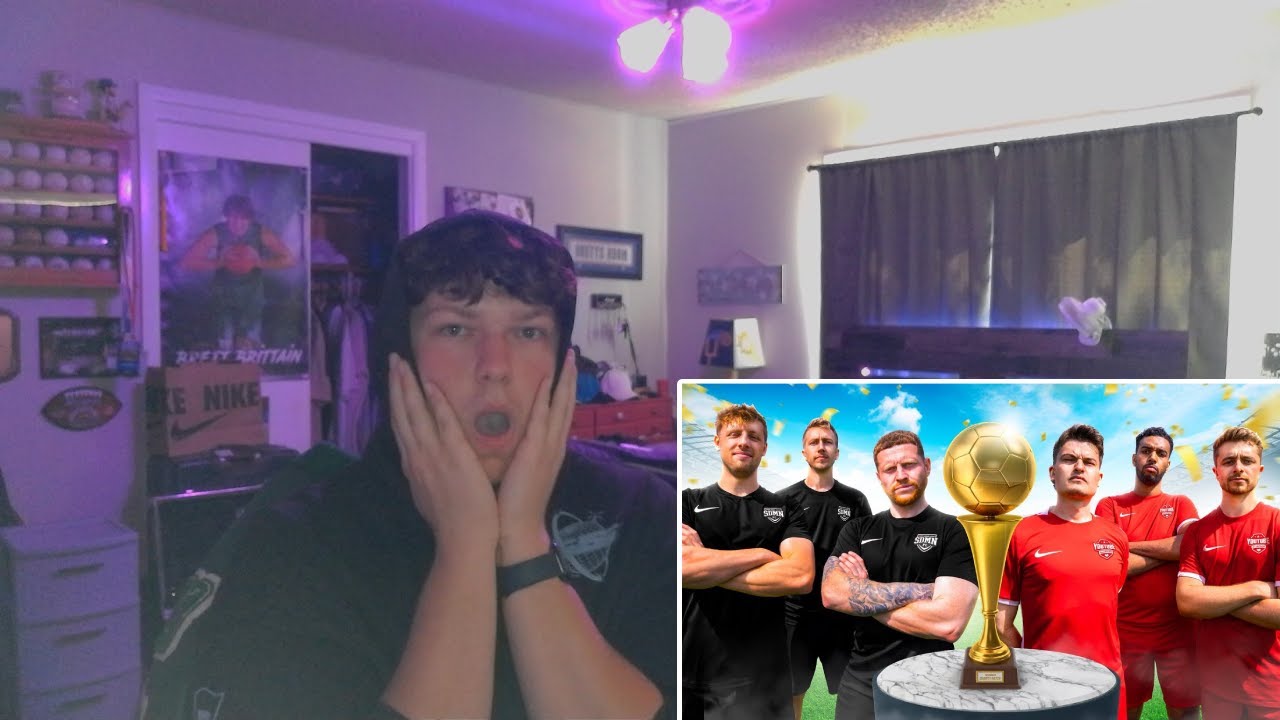 Simon isn't the best footballer... | Reaction (SIDEMEN VS YOUTUBE ...