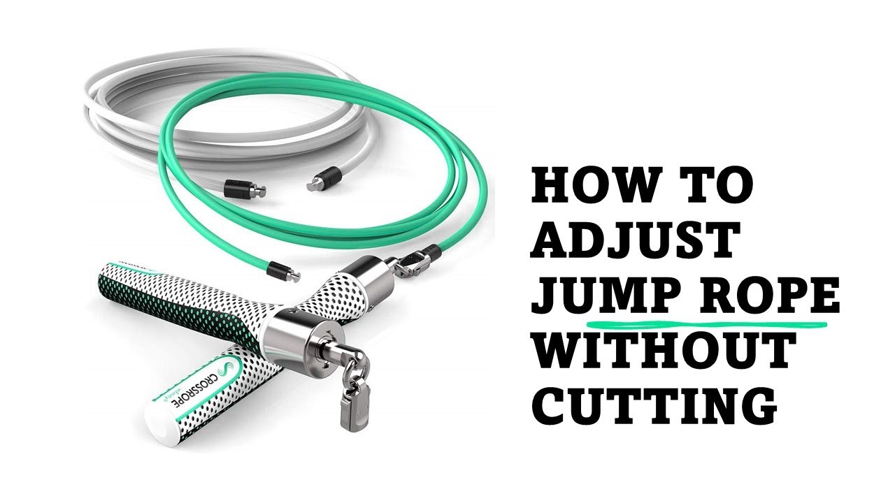 HOW TO ADJUST A JUMP ROPE WITHOUT CUTTING - YouTube