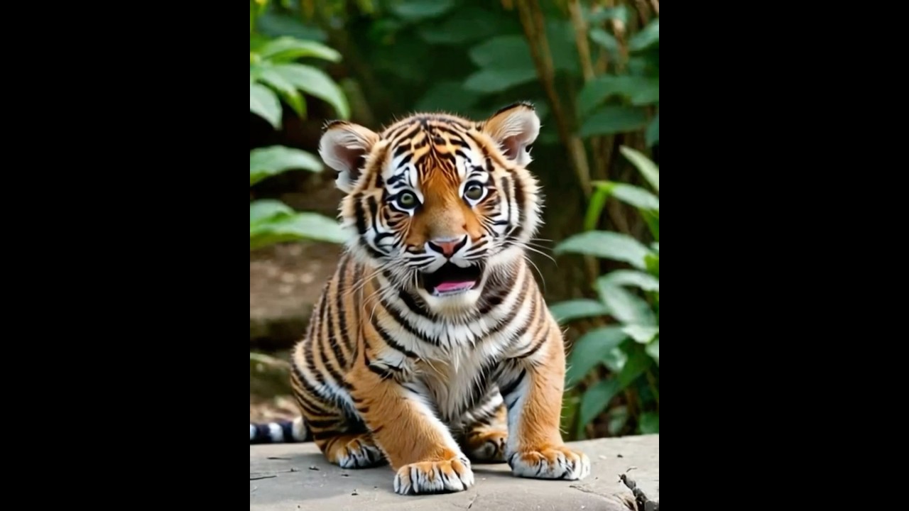 Cutest Tiger Ever? Watch This Adorable Moment! - YouTube