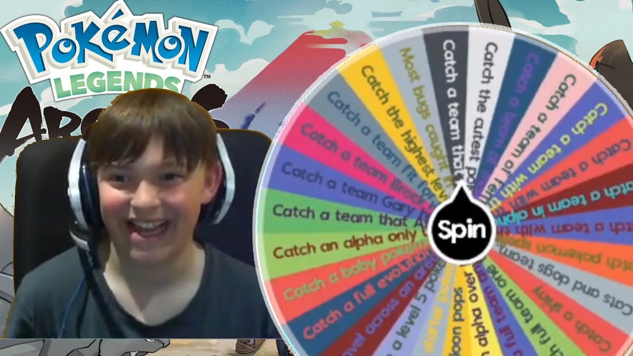 SPIN THE WHEEL LEGENDS ARCEUS - YouTube