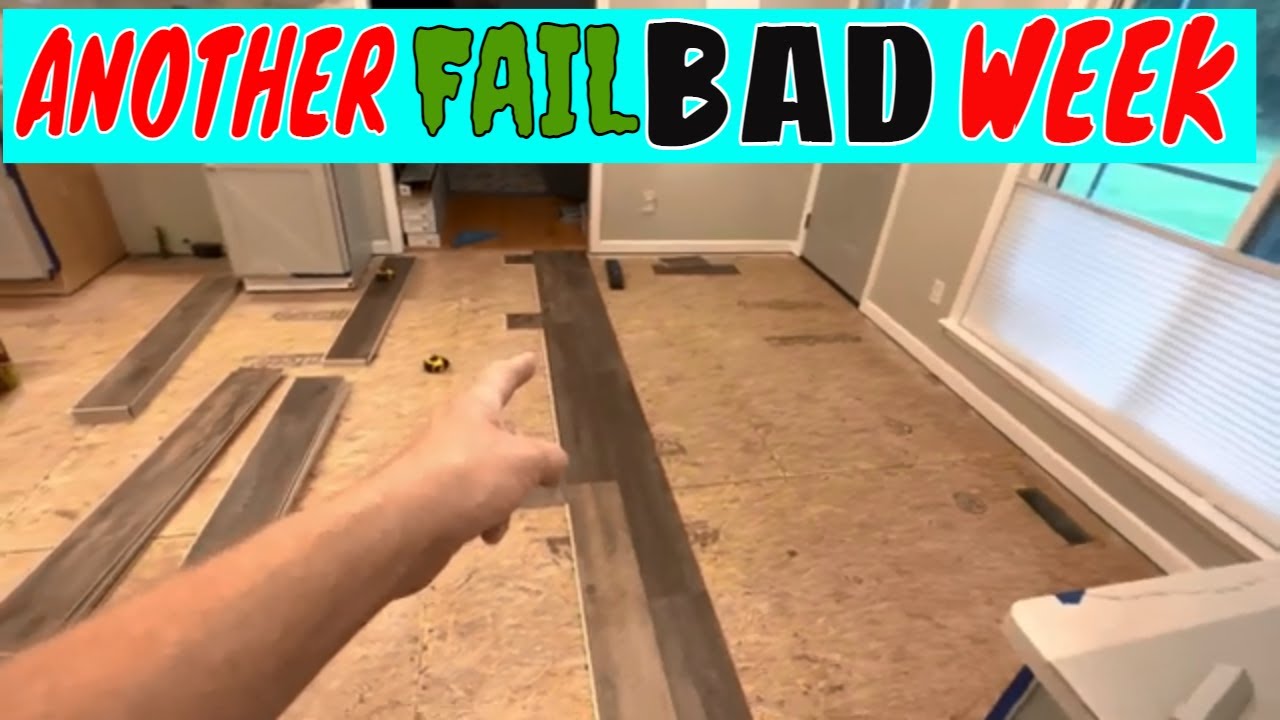 Daily grind, yet another fail, vinyl plank - YouTube