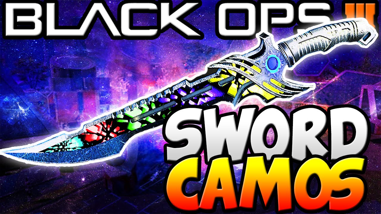 TOP 5 "BEST SWORD CAMOS" IN BLACK OPS 3 - Amazing Fury's Song Weapon ...