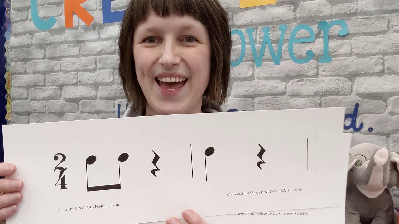 Rhythm Echoing: Quarters, Pairs of Eighths, and Quarter Rests - YouTube