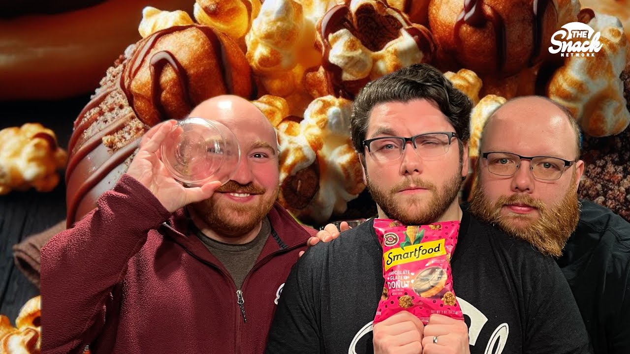 Chocolate Glazed Donut Popcorn: Genius or Gimmick? SMARTFOOD! - YouTube