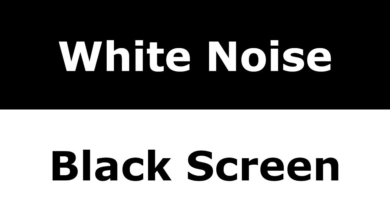 10 HOURS WHITE NOISE, BLACK SCREEN, NO WATERMARK, BEST WHITE NOISE ...