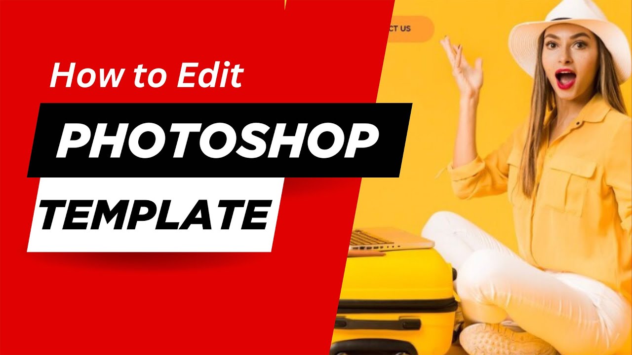 Edit Photoshop Templates FAST! - Graphic Design Course - YouTube