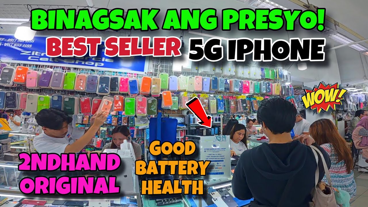 DROP PRICE MGA BEST SELLER NA 5G IPHONE SA GREENHILLS - YouTube