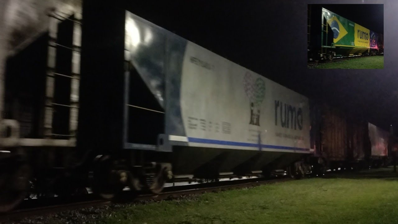 Trem em Jaraguá do Sul - SC - 17/02/23 + 2 vagões temáticos família na ...