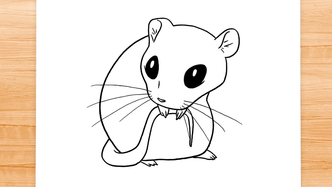 How to draw Gerbil - YouTube