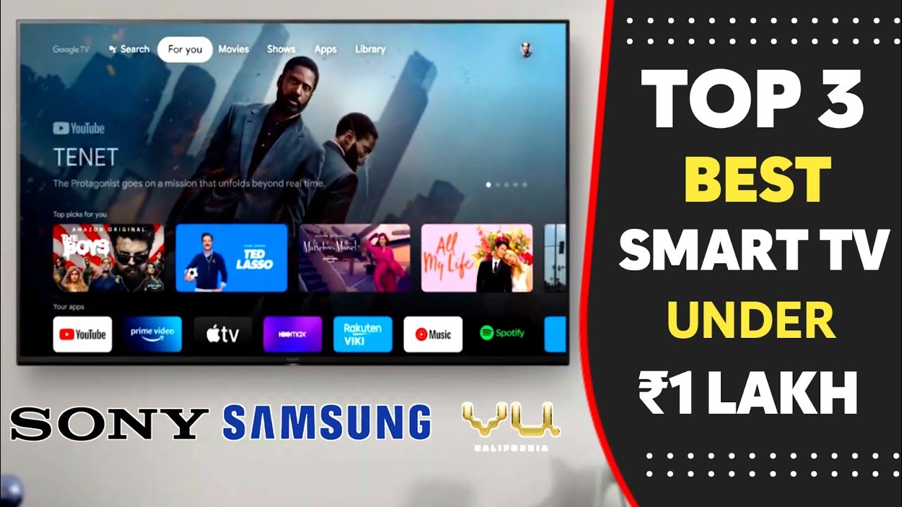 Best Smart TV 65 Inch Under 1 Lakh Budget ll Top 3 Best Android Smart ...