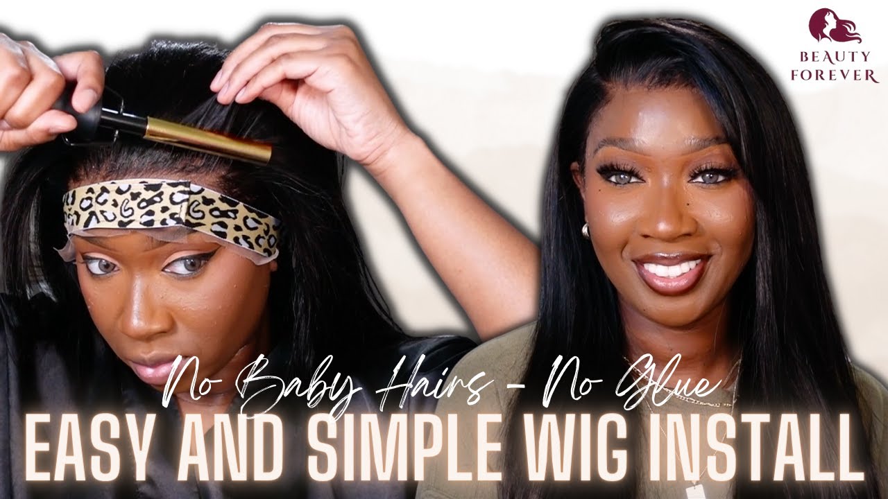 REALISTIC Natural Straight Hair Wig Review | No Baby Hair | ft Beauty Forever Hair | Tan Dotson ...