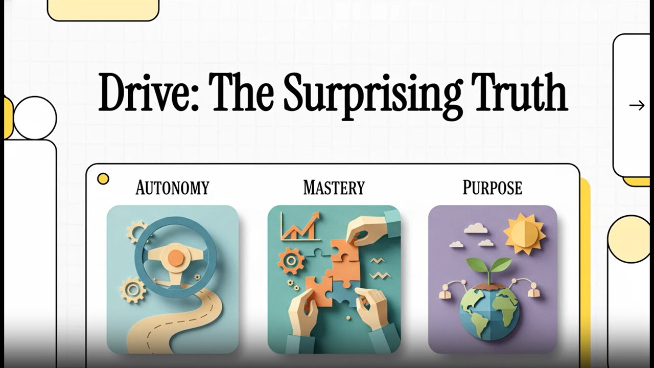Drive: The Surprising Truth About What Motivates Us - YouTube