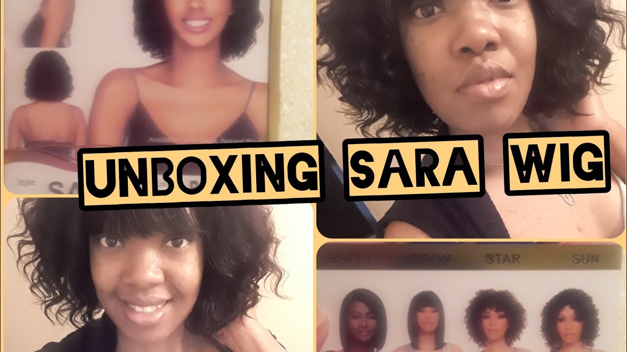 Unboxing Indu Gold Wig Style Sara 100% Human - YouTube