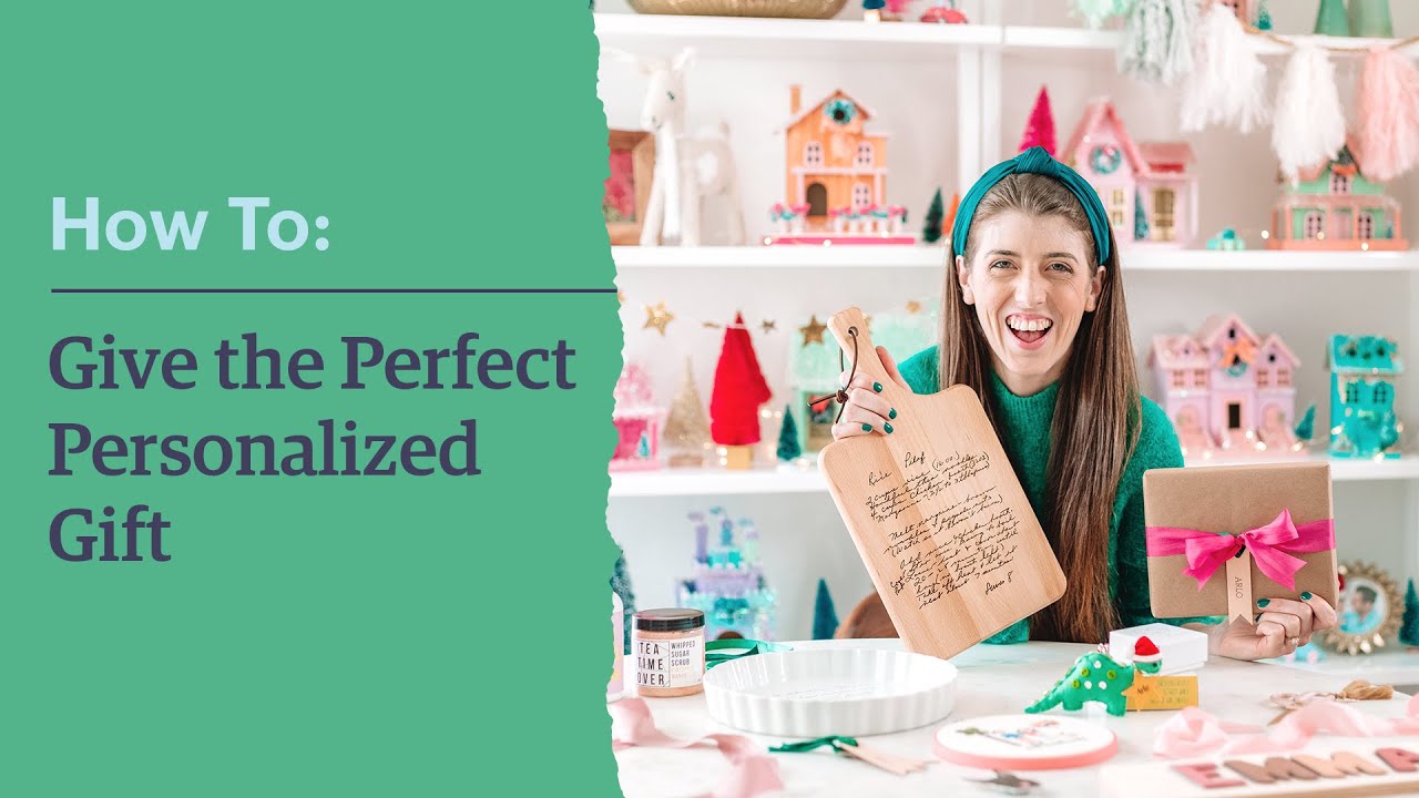 How To Give The Perfect Personalized Gift | Holiday | Etsy - YouTube