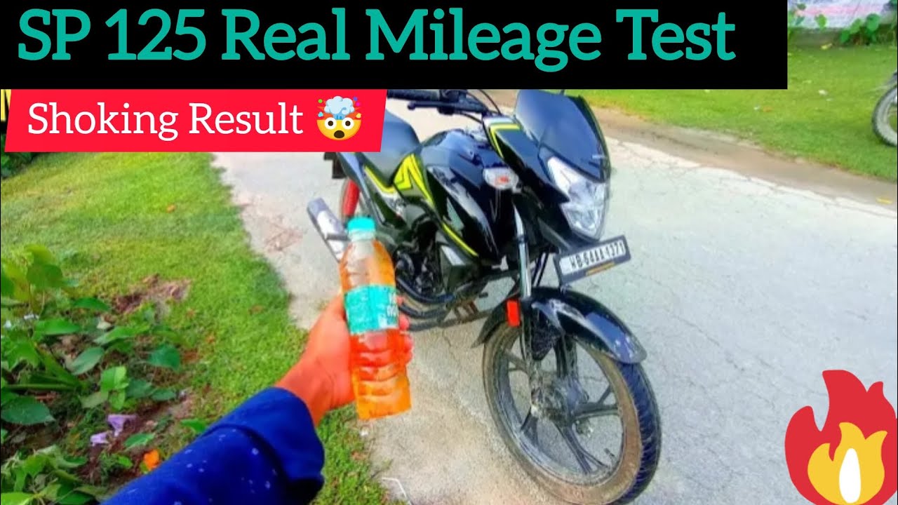 SP 125 High Speed Mileage Test | Honda SP125 BS6 2024 model 1 Liter ...