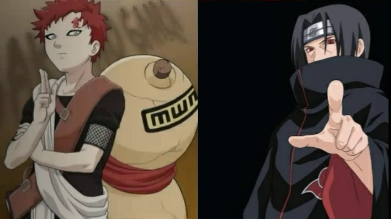 Itachi ft. Gaara - YouTube