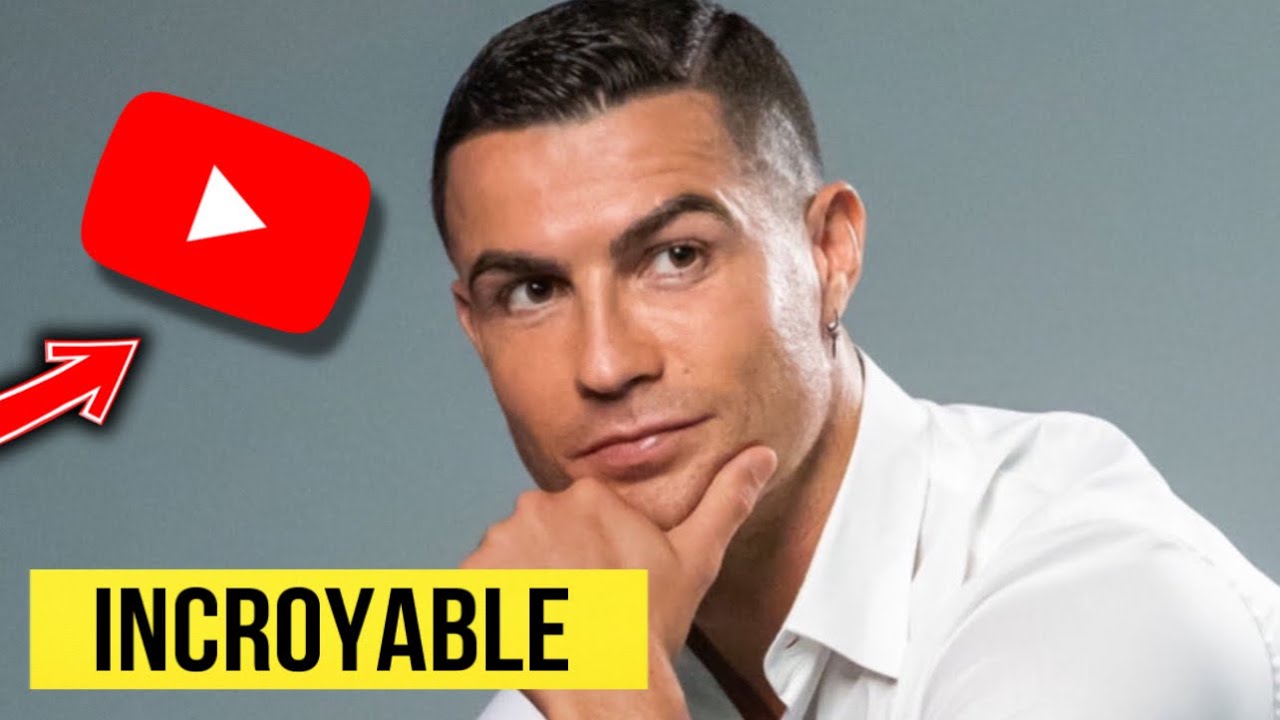 CR7 SUR YOUTUBE C’EST DU JAMAIS VU ! - YouTube