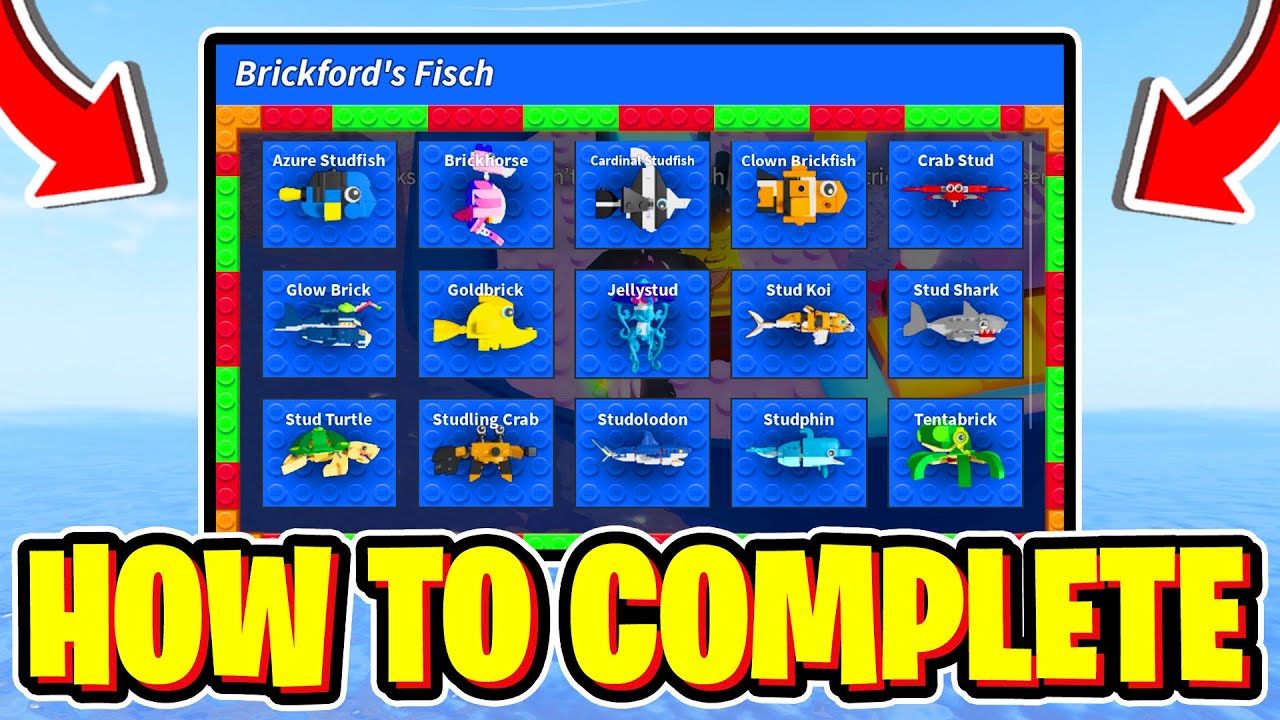 How To COMPLETE BRICKFORD BESTIARY In Fisch! (LEGO EVENT BESTIARY ...