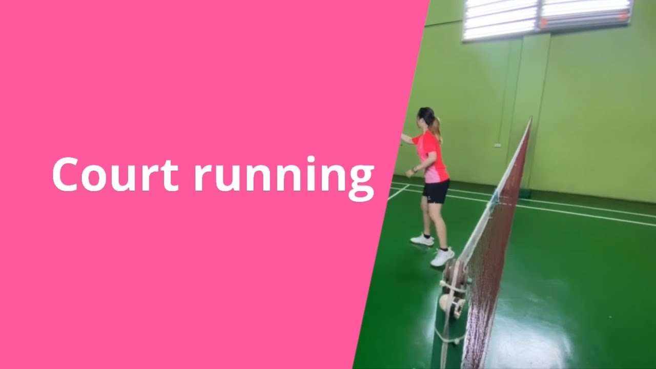 Court running and basic footwork drills - YouTube