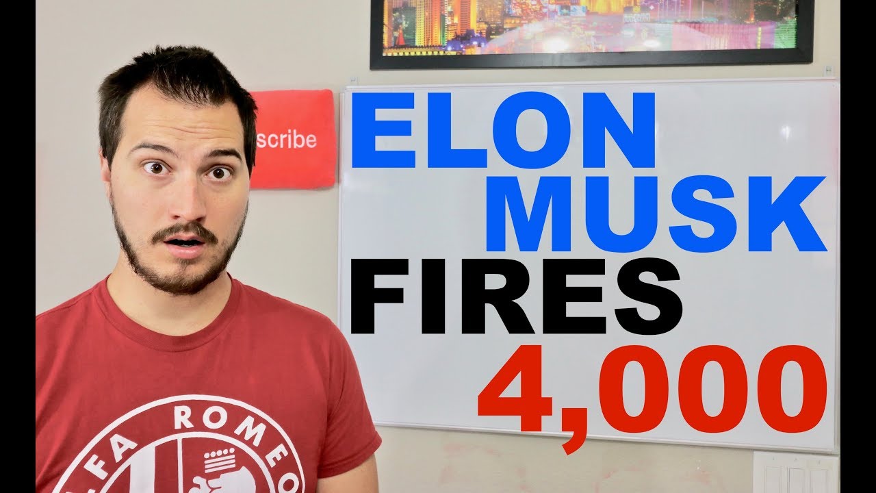 Elon Musk FIRES 4,000 Tesla Workers! - YouTube