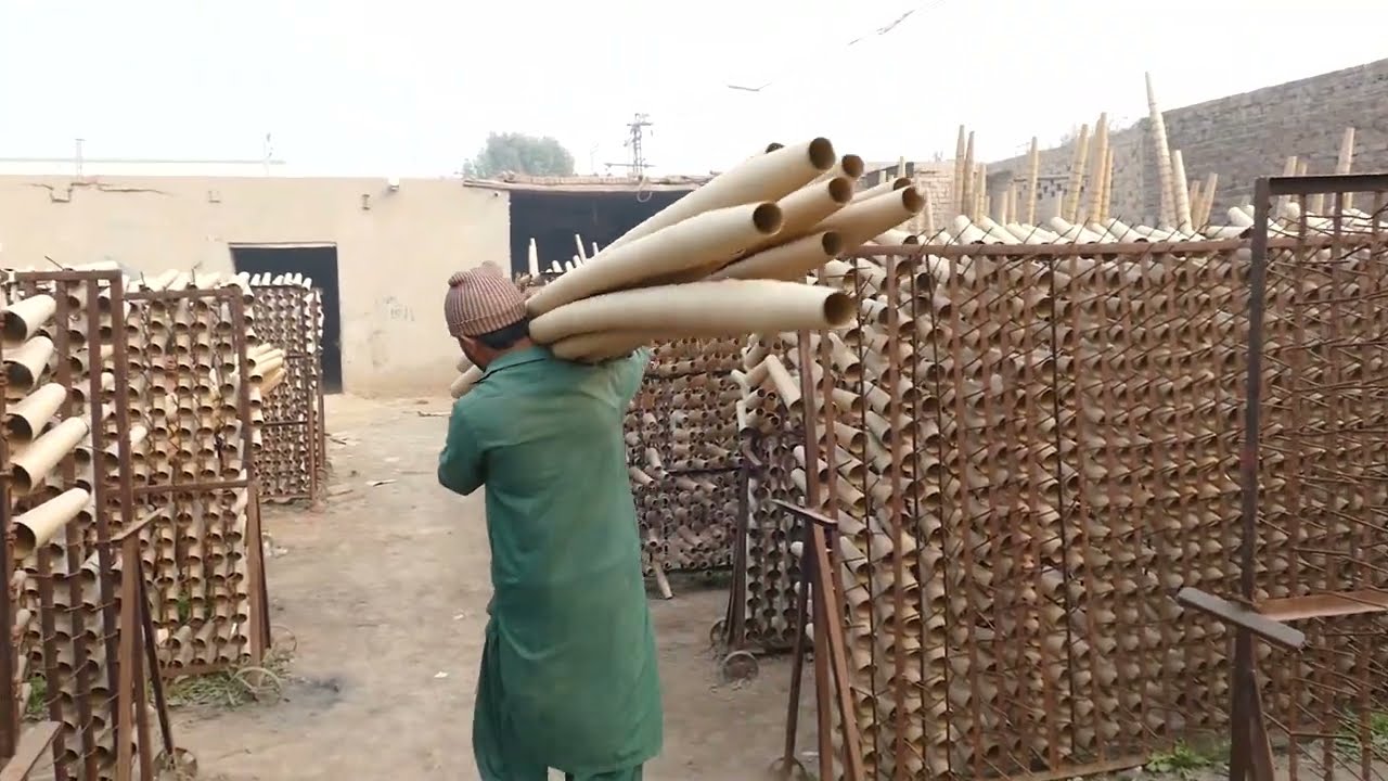 Textile Paper Cones Manufacturing Process in Small Industries - YouTube