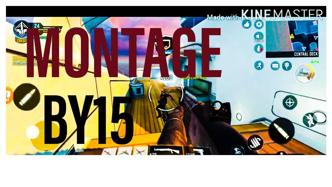 CALL OF DUTY MOBILE BY15 SHOTGUN MONTAGE INSANE GAMEPLAY - YouTube