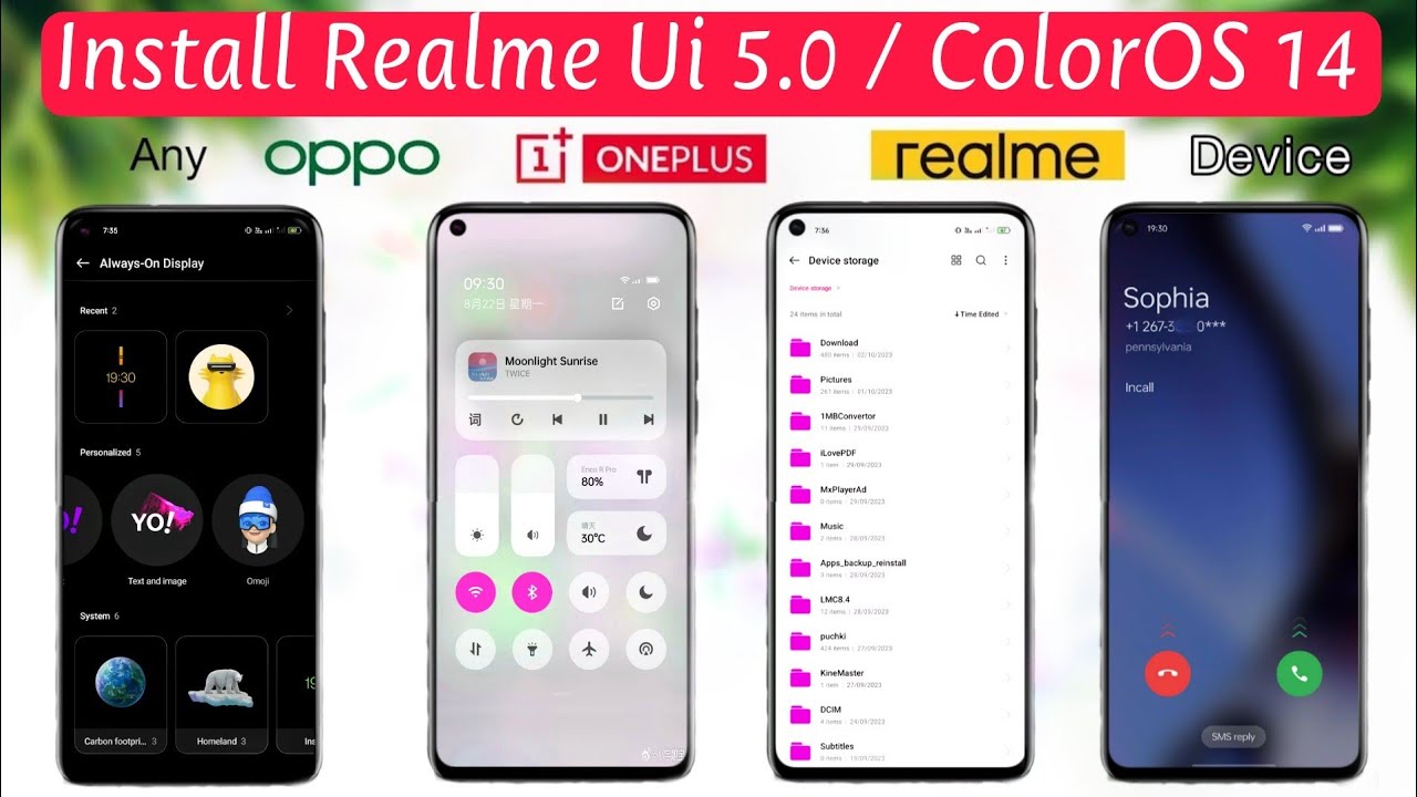 Install Realme Ui 5.0 Any Realme Device | install ColorOS 14 Any Oppo ...