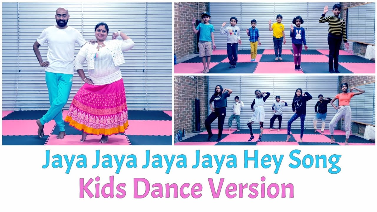 Jaya Jaya Jaya Jaya Hey Theme Song | Kids Dance Cover | VADI | Darshana ...