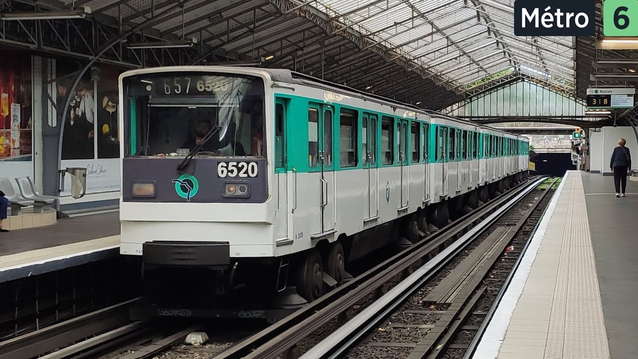 [Métro 6 Paris] Les MP73 en action ! (9) - YouTube