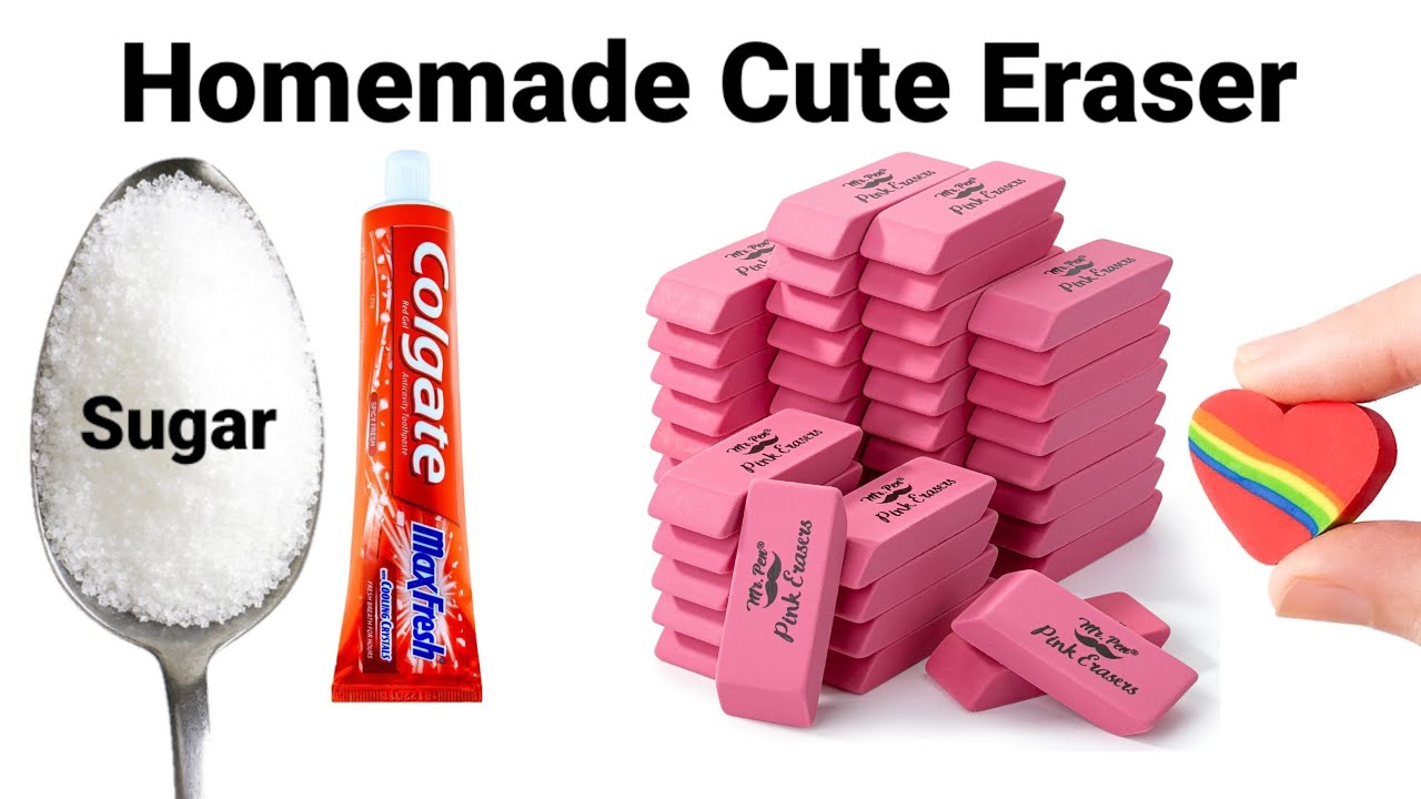 How to make Kneaded Eraser at home/DIY Kneaded Eraser/homemade Kneaded ...