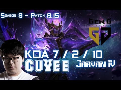GEN CuVee JARVAN IV vs CAMILLE Top - Patch 8.15 KR Ranked - YouTube