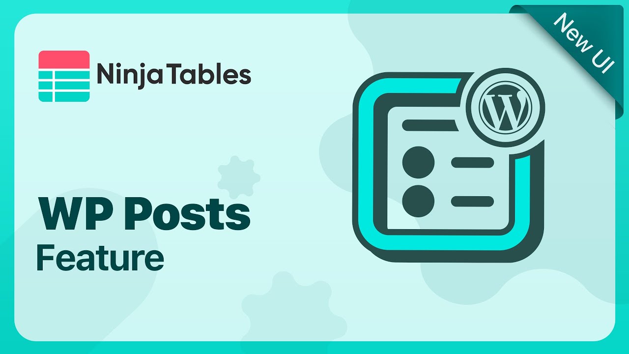 Transform Your WP Posts into WordPress Tables with Ninja Tables - YouTube