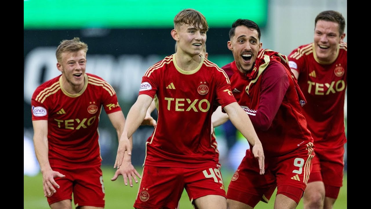 ABERDEEN BOYD AS DONS SMASH 4 PAST HAPLESS HIBS - YouTube