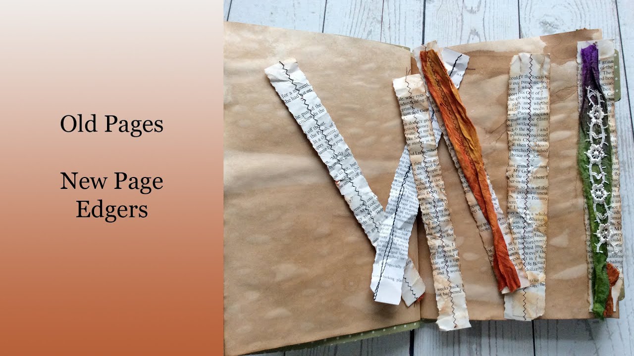 How I make Book Page Strips - YouTube