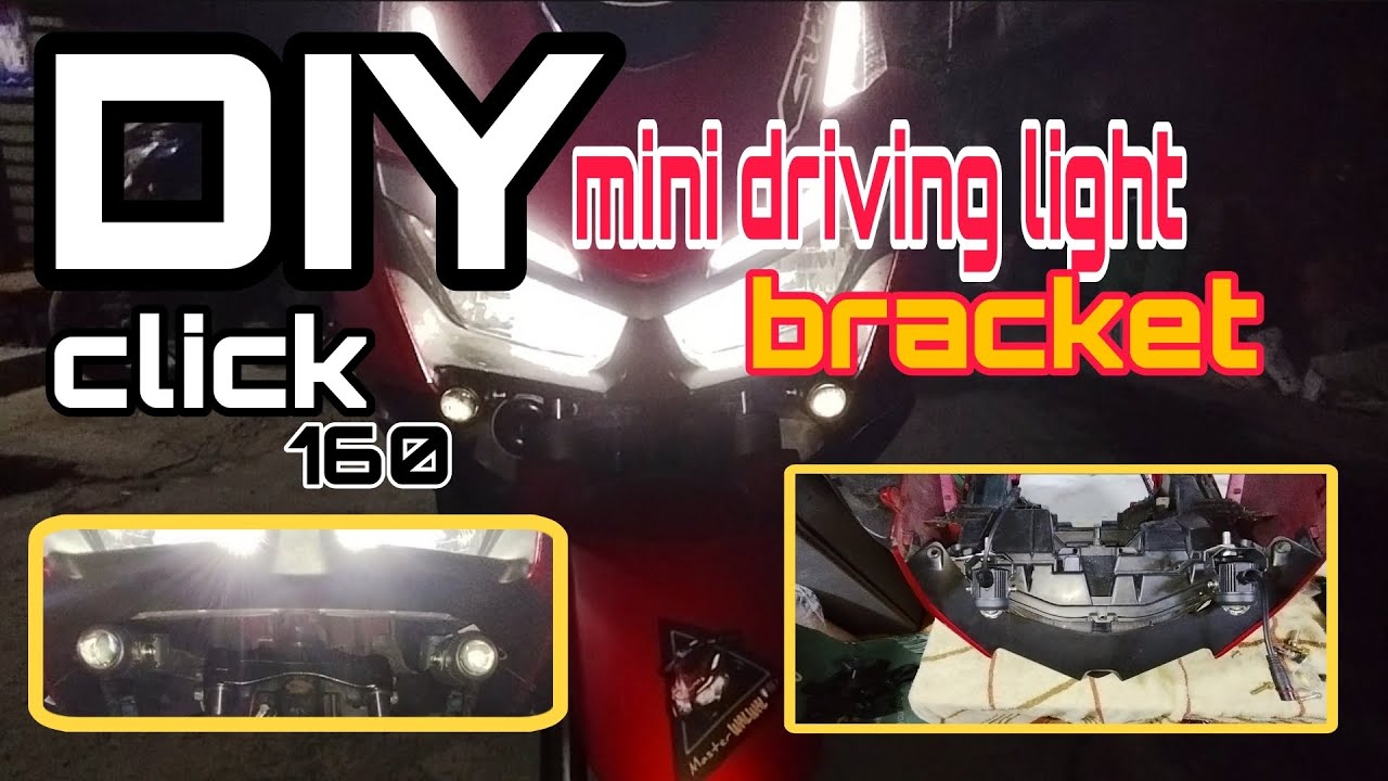 DIY mdl bracket for honda click 160 - YouTube
