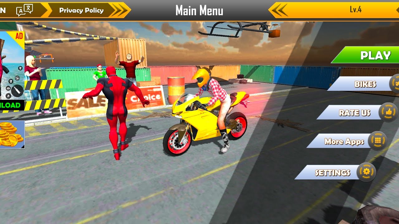 Mega Ramp Bike Racing Simulator 3D - Extreme Motocross Dirt Bike Stunt ...