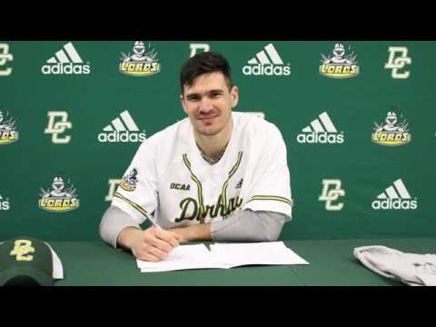 Fernando Suarez commits to DC baseball - YouTube