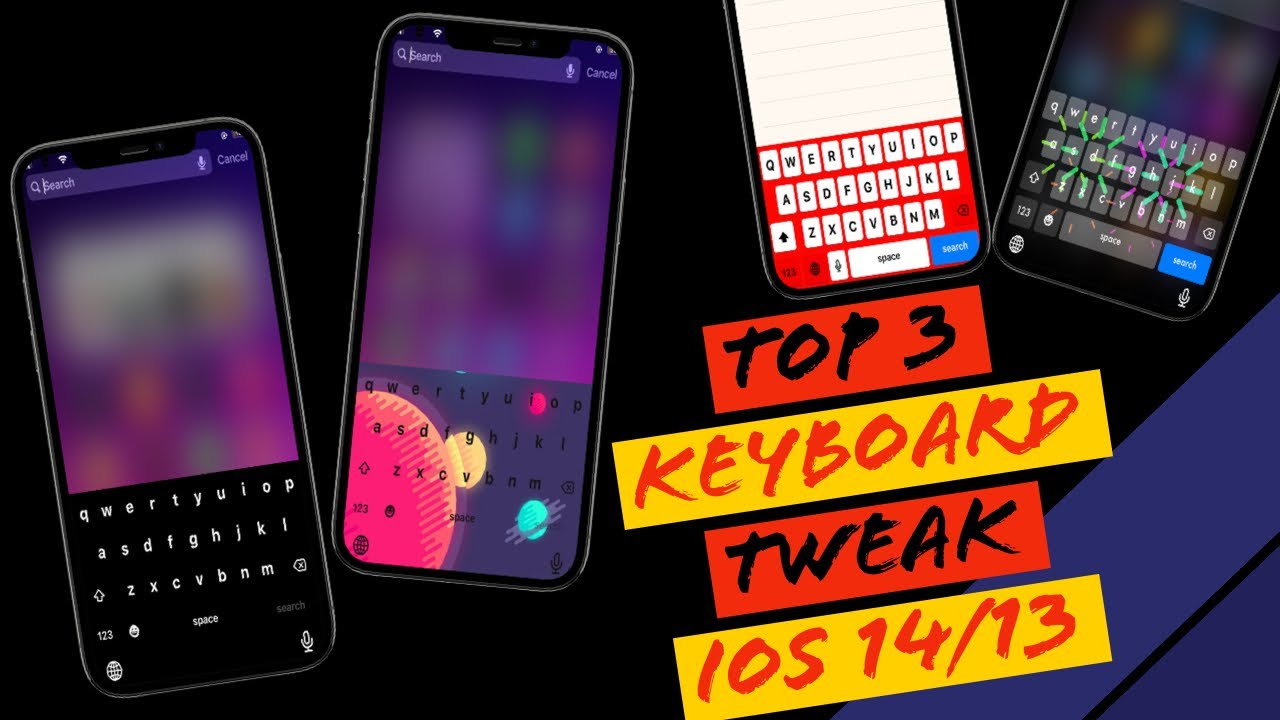 TOP 3 KEYBOARD TWEAK IOS 14/13 JAILBREAK TWEAK - YouTube