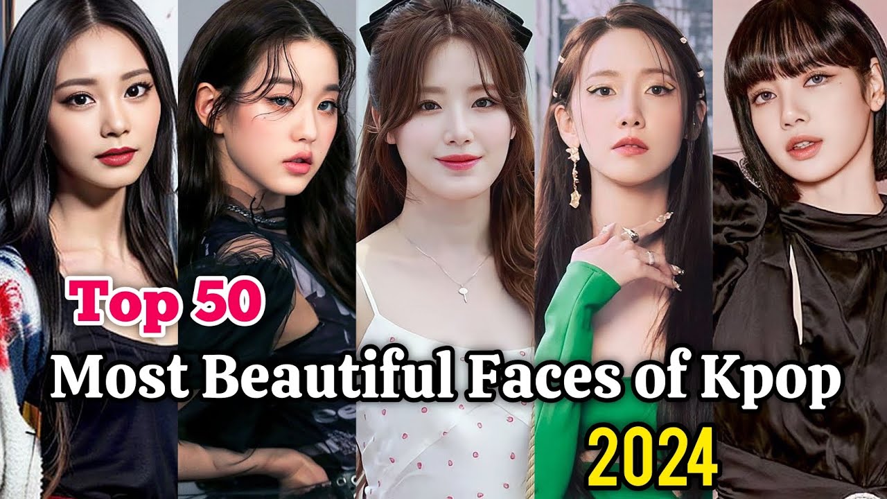 Top 50 Most Beautiful Faces of Kpop in 2024 😱🥰 - YouTube