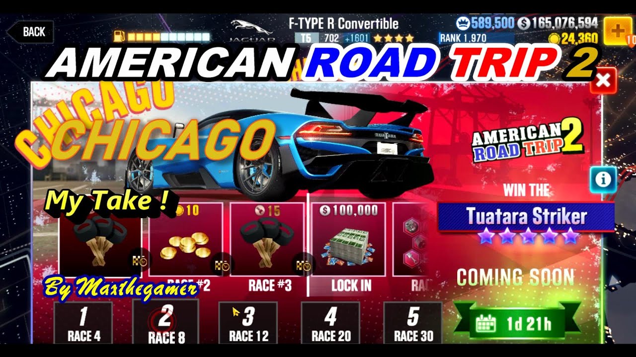 CSR 2 | CSR Racing 2, American Road Trip 2, Chicago, My Take - YouTube
