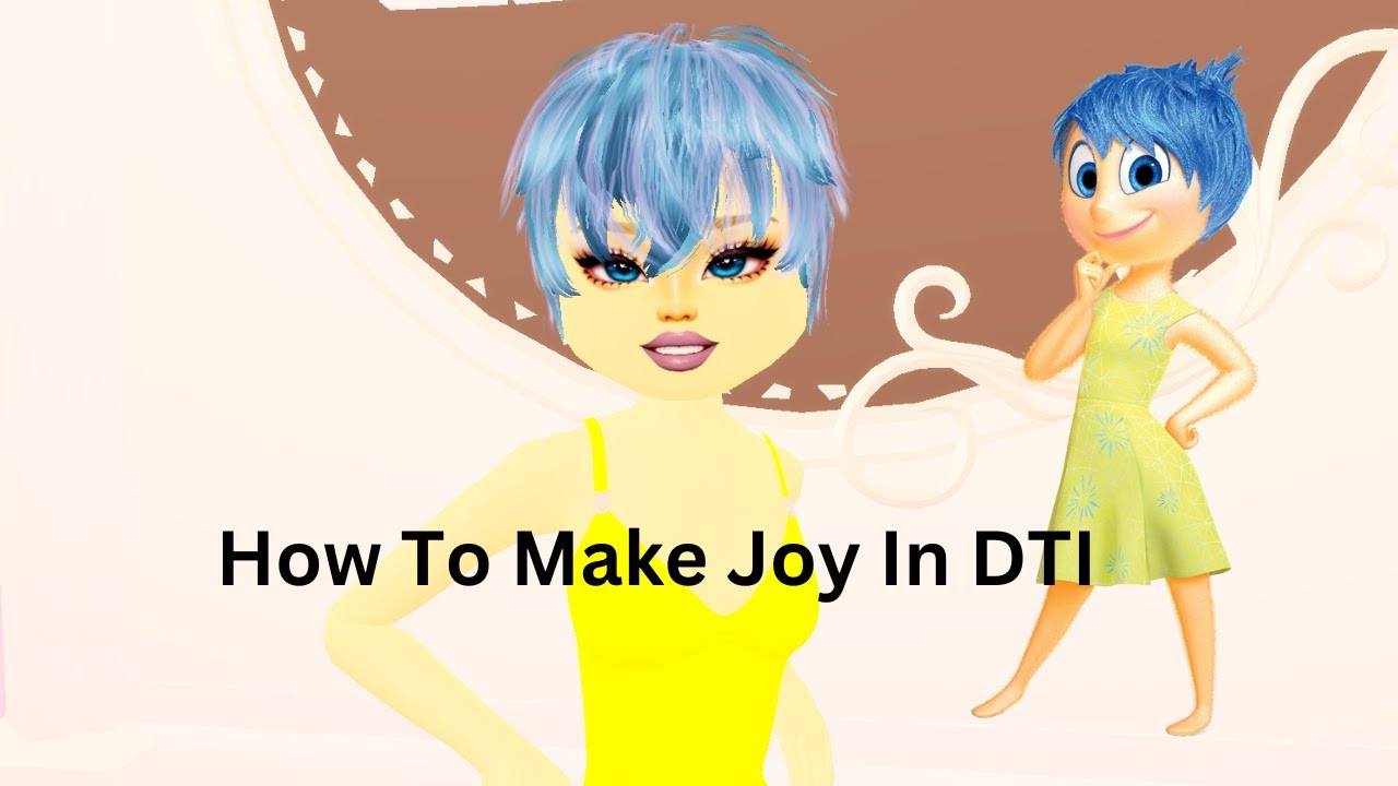 How To Make Joy In Dress To Impress ROBLOX - YouTube