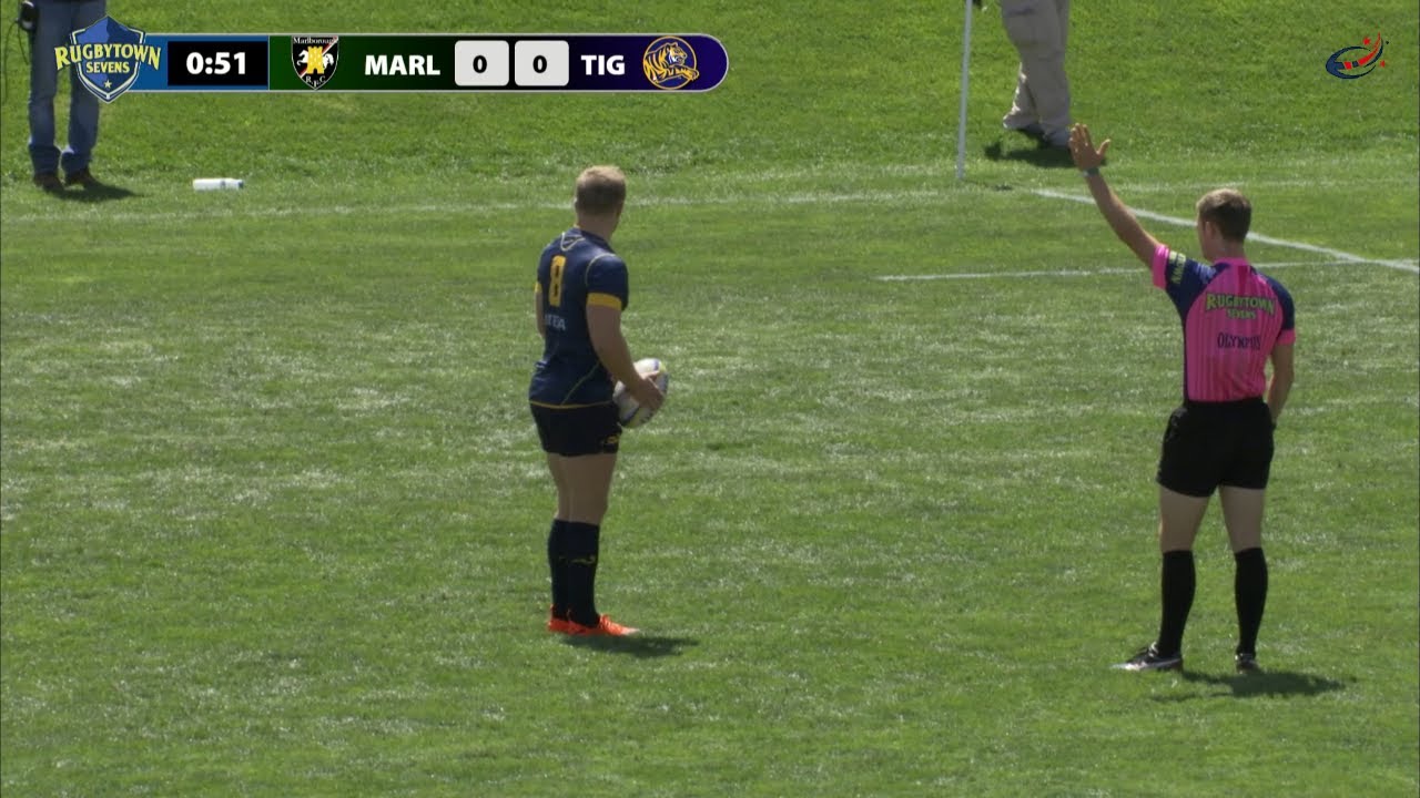 Try Time: MARLBOROUGH v TIGER RUGBY (Scott Bickerstaff) RugbyTown 7s ...