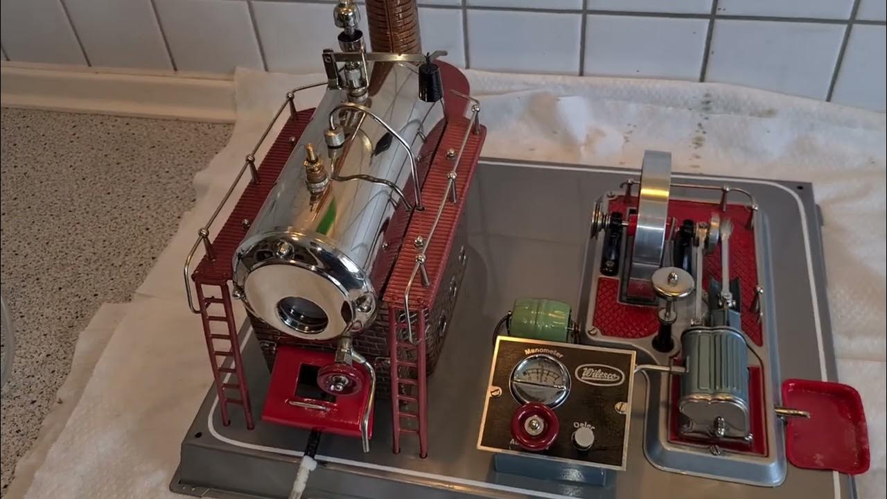 Dampfmaschine Wilesco alte D24 sehr guter Zustand - YouTube