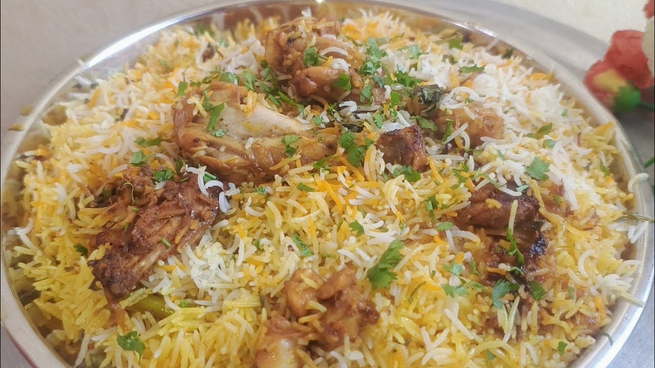 Hyderabadi Chicken Biryani | Pakke Akhni Ki Biryani | Restaurant Style ...