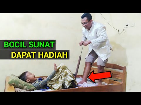 Bocil sunat dapat hadiah kejutan || Sunat Lucu