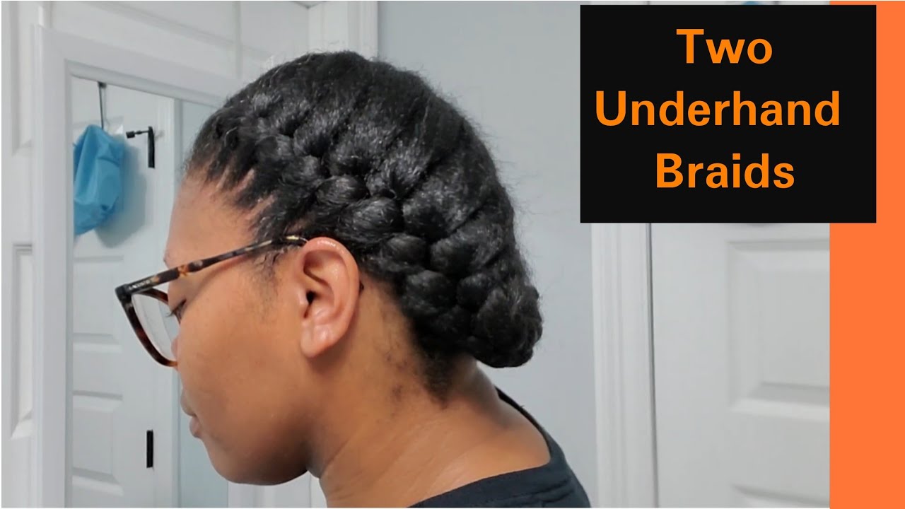 2 Underhand Braids - YouTube